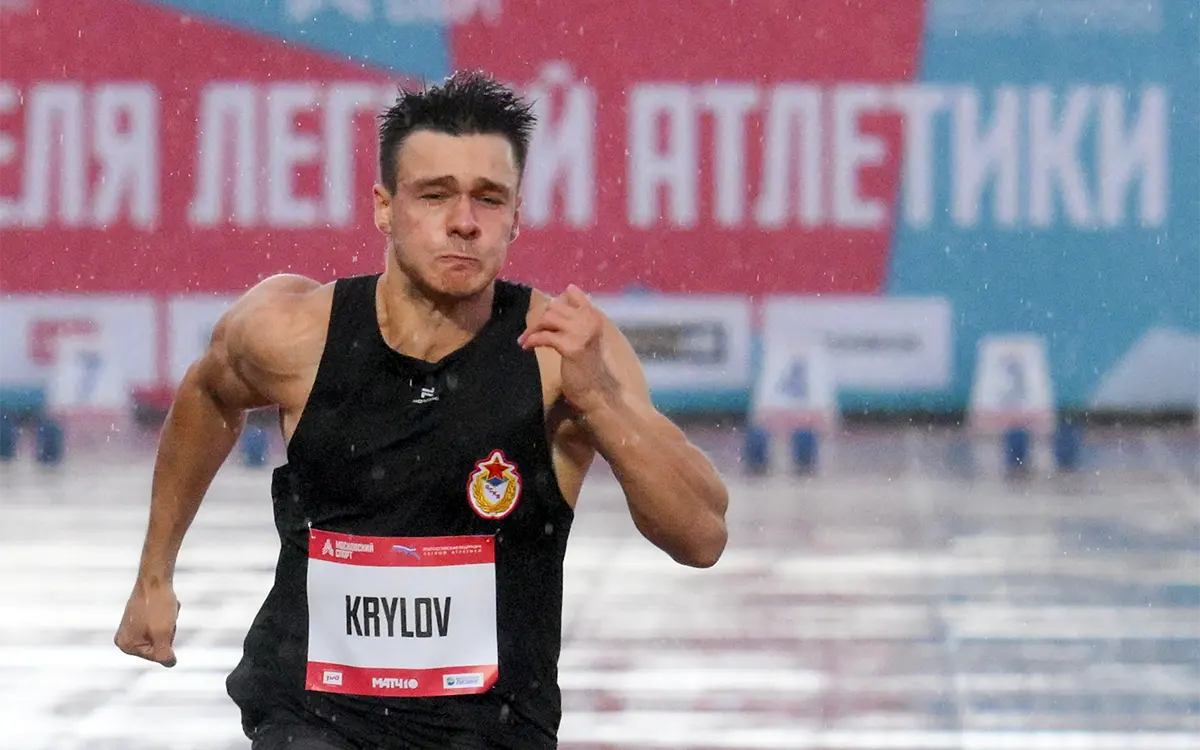Рекорд Крылова в беге на 100 м не будет засчитан – известна причина